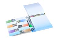 China Softcover Book Post It Notes CMYK Printing Promotional Sticky Note Pads for sale