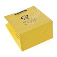 China Garment Shopping Branded Paper Bags embossing Pantone Printing 190x120x210mm for sale