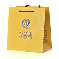 China Garment Shopping Branded Paper Bags embossing Pantone Printing 190x120x210mm for sale