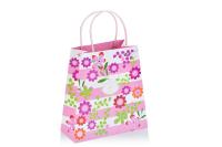 China ODM Luxury Boutique Bag , paper gift bags with handles Pantone color Printing for sale
