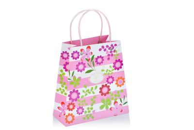 China ODM Luxury Boutique Bag , paper gift bags with handles Pantone color Printing for sale