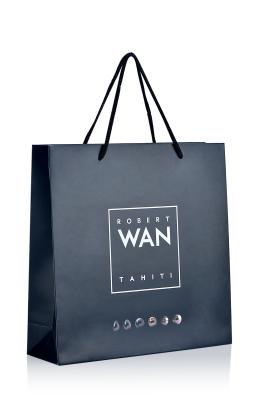 China Matte Lamination Branded Paper Bags Printing , ODM custom boutique shopping bags FSC for sale