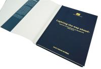 China A4 Hardcover Book Printing Services Linen Fabric 210pages for sale
