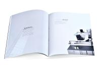 China A4 Custom Peg Saddle Stitch Brochure Printing , Softcover Catalog Booklet Printing for sale