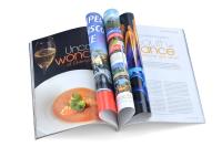 China Pantone Coloring Book Printing Embossing Softcover Monthly Magazine Printing for sale