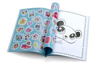 China Offset Sticker Coloring Book Printing Services CMYK Hardcover 24pages for sale