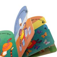 China Self Printing Childrens Book Printing 350gsm C1S  With Turntable Wheel for sale