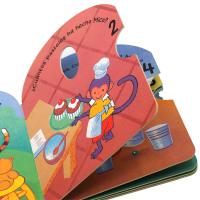 China Self Printing Childrens Book Printing 350gsm C1S  With Turntable Wheel for sale