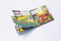 China 150mmx150mm Custom Board Book Printing Softcover With Turntable 400gsm for sale