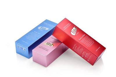 China OEM Hot Foil Cosmetic Packaging Boxes Tuck Top Kraft Paper Printing for sale