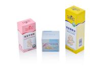China Babycare Cosmetic Packaging Boxes Gloss Lamination Tuck Top Gift Box for sale