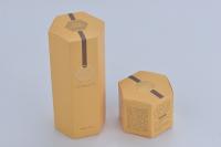 China UNI Hexagon Packaging Box CMYK Luxury Cosmetic Box Printing Texture Finished for sale