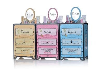 China Gloss Custom Cosmetic Packaging Boxes Carton Display Die Cut Shaped for sale