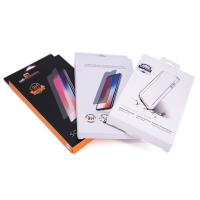 China Hanging Custom Product Boxes Phone Case Packaging Debossing CMYK Printing for sale