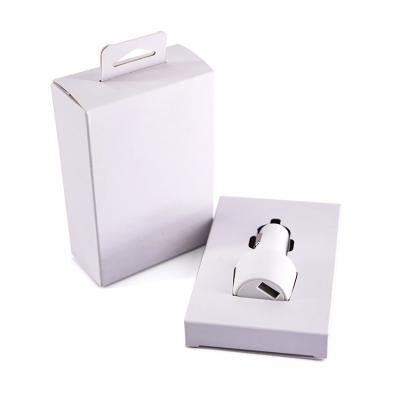 China CMYK Printing Car Charger Packaging Box With Inner Tray Holding 90mmx15mmx173mm for sale