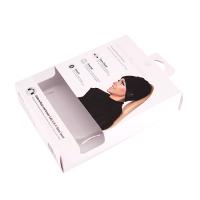 China Wireless Headphone Packaging Box Kraft Gift Box With Window 140mm*45mm*190mm for sale