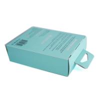China USB Cable Tempered Glass Packing Box 75mm*30mm*100mm for sale