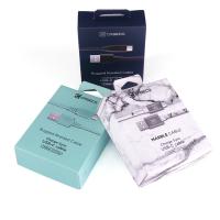 China Pantone Printing USB Data Cable Packing Box Debossing With Hanger for sale