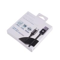 China Gloss Lamination USB Data Cable Packaging Box Printing With Hanger for sale