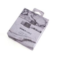 China Gloss Lamination USB Data Cable Packaging Box Printing With Hanger for sale