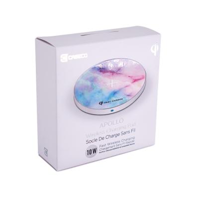 China Offset Printing Custom Product Box Wireless Charging Pad Packaging Box Printing FSC for sale