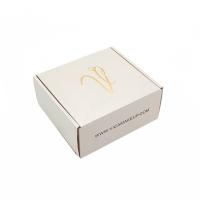 China Colored Mailling Corrugated Shipping Boxes E Flute  With Tab Locking for sale
