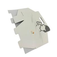 China 330ml Corrugated Shipping Boxes 6 Beer Bottle Cardboard Carrier Gloss Lamination for sale