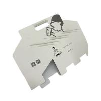 China 330ml Corrugated Shipping Boxes 6 Beer Bottle Cardboard Carrier Gloss Lamination for sale