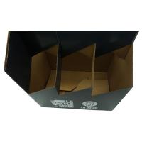 China Varnishing Cardboard 6 Bottle Wine Gift Box Pantone Printing With Carry Crate for sale