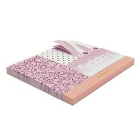 China Adhesive Custom Sticky Notepad Customized Post It Notes Silver Hot Foiled for sale