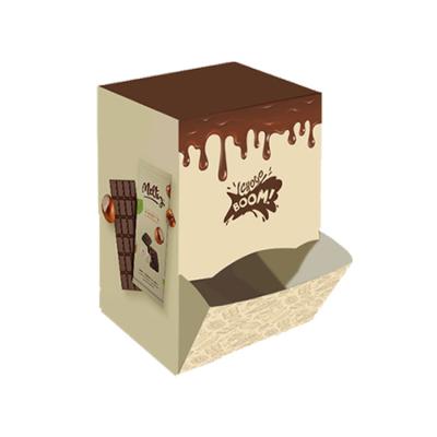 China Foil Stamping Custom Counter Display Boxes Units Cardboard Sandy Matte for sale
