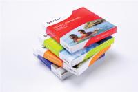 China Gloss Lamination Rigid Carton Box Printing , Rectangle Cardboard Lid And Base Box for sale