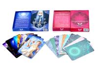 China Card Game Rigid Cardboard Box With Lid Shiny Gloss Lamination Printing for sale