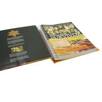 China Hardcover Conceal Metal Spiral Bound Book Printing 210mmxH297mm for sale