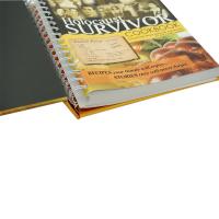 China Hardcover Conceal Metal Spiral Bound Book Printing 210mmxH297mm for sale