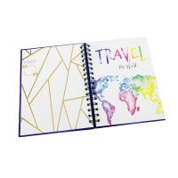 China Custom Monthly Planner Spiral Notebook Printing 8.5 Inch X 11 Inch for sale