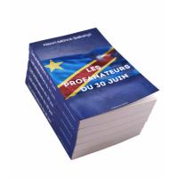 China French Language Novel Book Printing 5.5 Inch X 8.5 Inch Perfect Bound Binding for sale