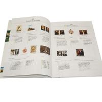 China A4 Portrait Booklet Catalog Printing 16 Pages Flyer With Saddle Stitch Binding for sale