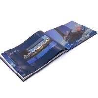 China Landscape Custom Hardcover Book Printing Self Publish With Logo Embossing for sale