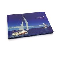 China Landscape Custom Hardcover Book Printing Self Publish With Logo Embossing for sale