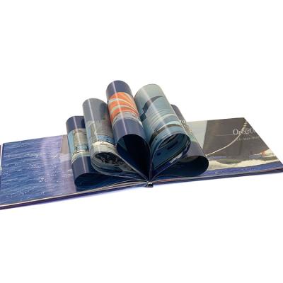 China Landscape Custom Hardcover Book Printing Self Publish With Logo Embossing for sale