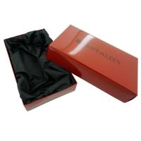 China OEM 350gsm Wig Box Packaging Printing Lid And Base Paper Box With Satin Cloth Inner Tray for sale