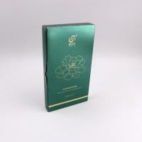 China Facial Mask Cosmetic Packaging Boxes 375gsm Silver Card for sale