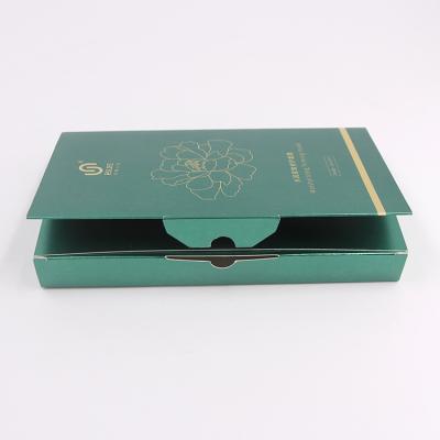 China Facial Mask Cosmetic Packaging Boxes 375gsm Silver Card for sale