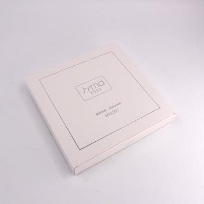 China 400gsm Skincare Cosmetic Packaging Boxes Custom Logo Silver Foil Carton Box Printing for sale