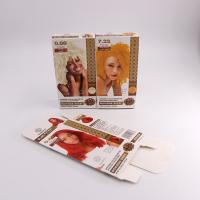 China 350gsm White Board hair packaging box Customized Size for sale