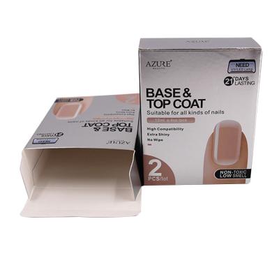 China 375gsm Silver Cardboard Box Package Carton Printing For Nail Polish for sale