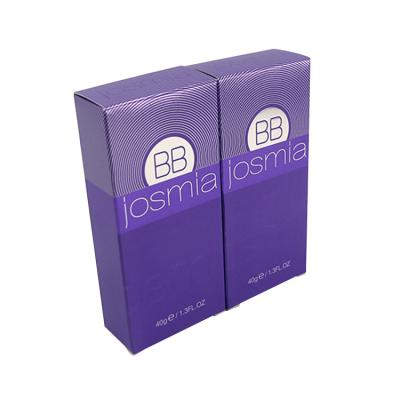 China 400gsm C1S Art Paper Cosmetic Packaging Boxes UV Coating Printing Top Tuck Fold Box for sale