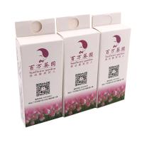 China 350gsm White Board Cosmetic Packaging Boxes Offset Printing With Hang Hole for sale