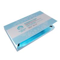 China 375gsm Silver Board Cosmetic Packaging Boxes Book Style Skincare Paper Box for sale